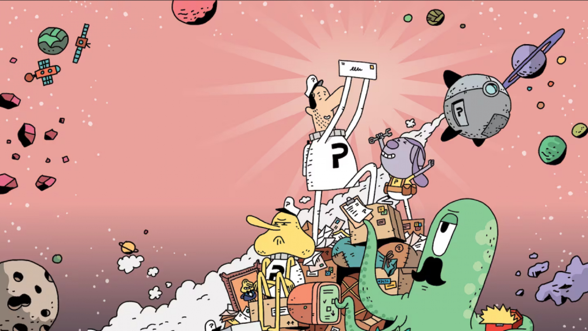 The Postman from space - Caribara Animation